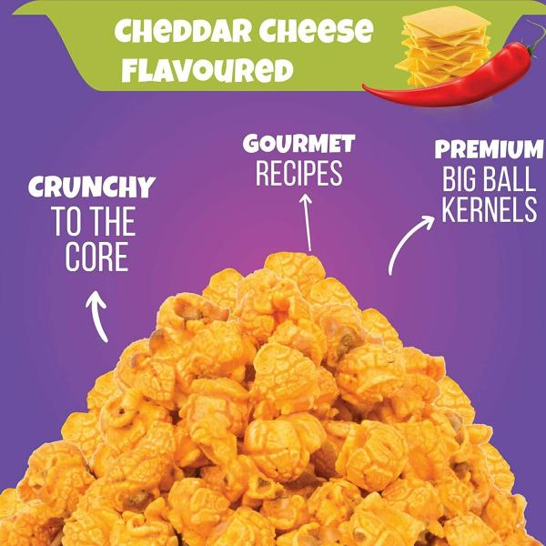 Popcorn & Company Cheddar Cheese Popcorn, Party Pack Tin, 300 gm - JioMart