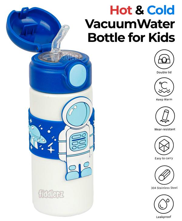 Zest 4 Toyz Stainless Steel Water Bottle for Kids Astronaut Edition ...
