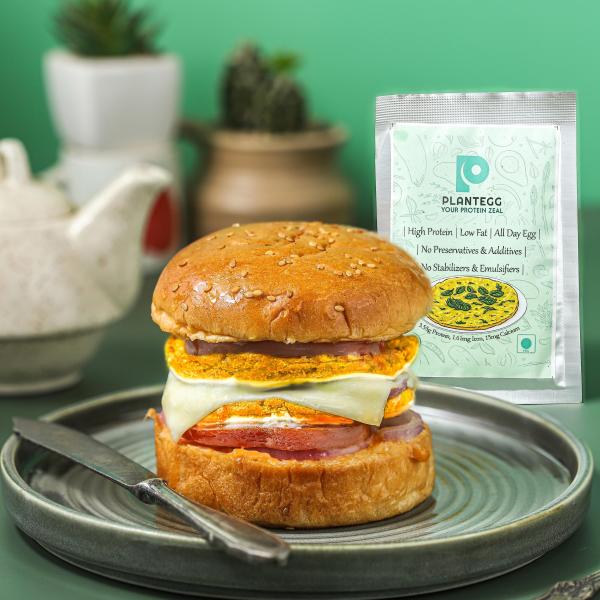 Plantegg Shell - Plantbased egg protein in masala omelette form | 45g protein | Soy free | 15g x ...