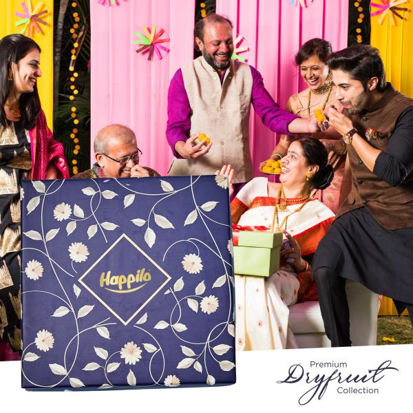 Happilo Dry Fruit Celebrations Gift Box Cherry 1000g - JioMart