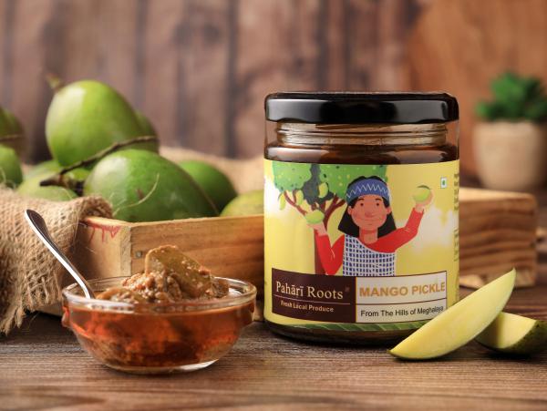 Pahari Roots Vegetarian Pickle Combo Bambooshoot and Mango Pickle - 200 ...