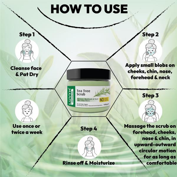 Tea Tree Scrub- 100gm - JioMart
