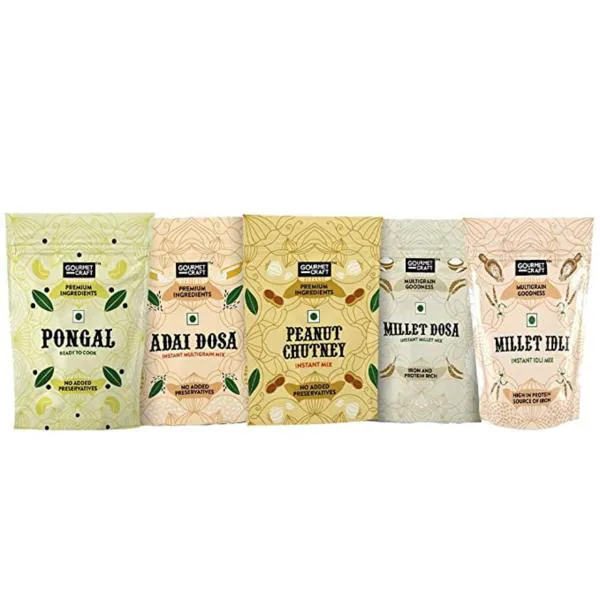 Gourmet Craft Combo of Instant Mix Multigrain Adai Dosa, Ready to Cook Pongal Mix, Instant ...
