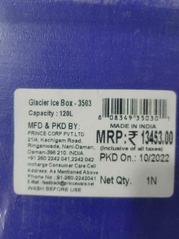 120 LTR ICE BOX (PRINCEWARE) - JioMart