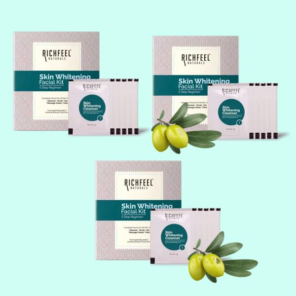 Richfeel Skin Whitening Facial Kit 5X6G Pack of 3 - JioMart
