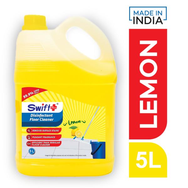 Swift Disinfectant Floor Cleaner- Lemon (5 Litre) - JioMart