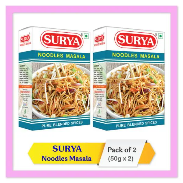 Surya Noodle Masala 50g (Pack of 2; 50g each)(2 x 50g) - JioMart