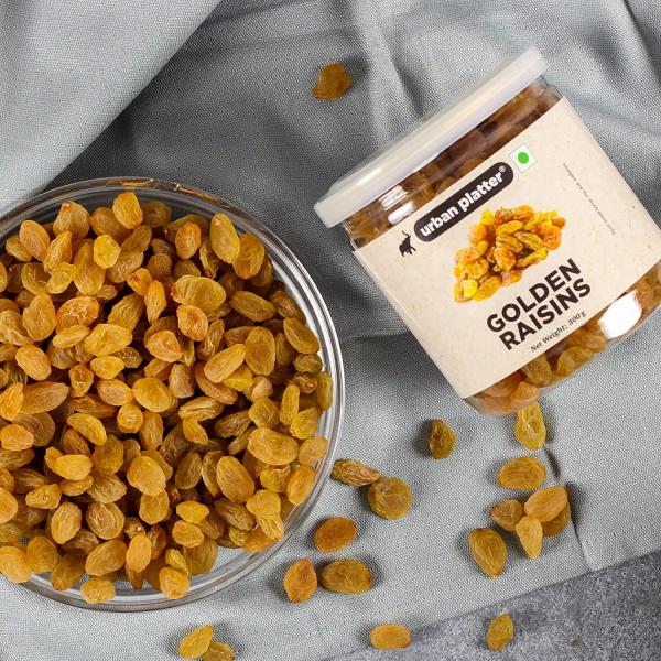 Urban Platter Golden Raisins (Kishmish), 300g - JioMart