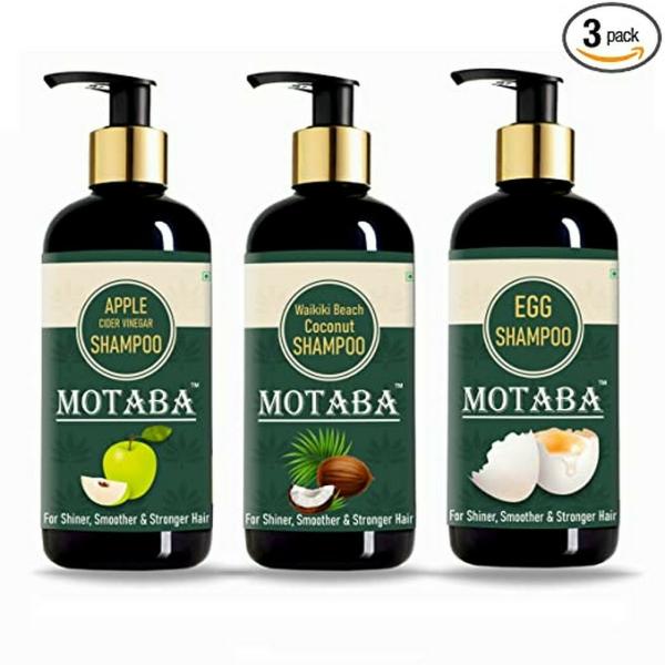 Motaba Coconut & Apple Cider & Egg Shampoo-Smooth,Shining with PH ...