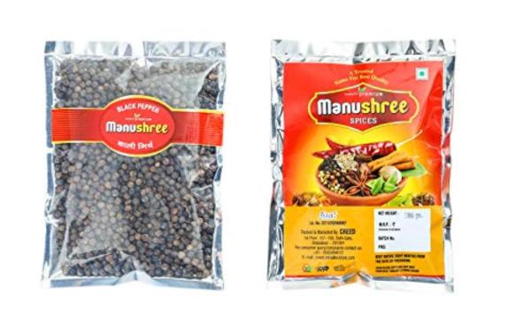 Manushree Whole Black Pepper Sabut Kali Mirch 100 G - JioMart