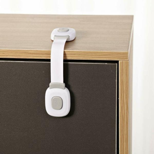 Safe-o-kid Push Key, Multipurpose, Easily Adjustable 8 Child Safety ...