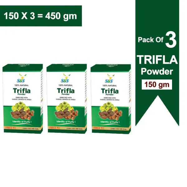 SBS Trifla Hair Powder - Prevent Hair Fall Naturally, Pure & Herbal ...
