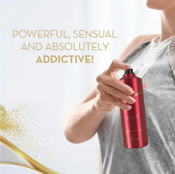 Signature HOT Deodorant Body Spray - 200 ml| For Men & Women| Powerful ...