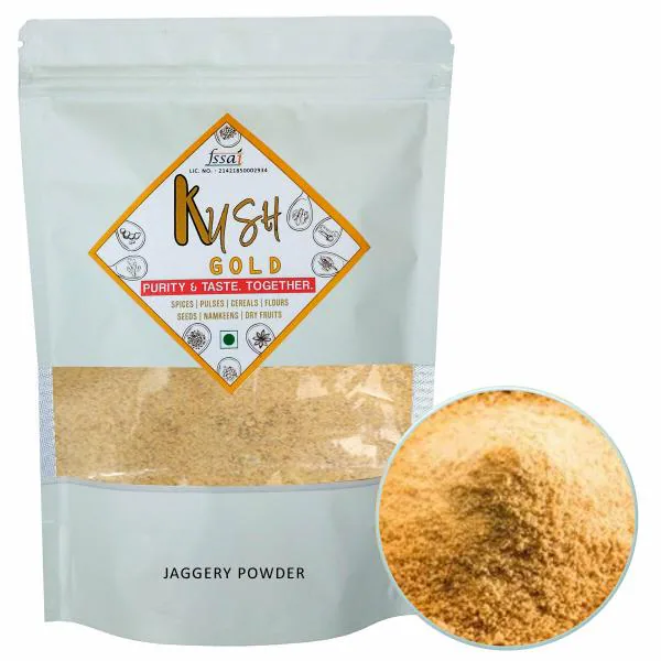 Kush Gold Raw Sugarcane Jaggery Powder / Gur Powder / Nattu Sakkarai ...