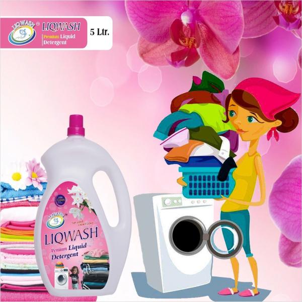 LIQ WASH Premium Liquid Detergent, Suitable for top load and front load ...