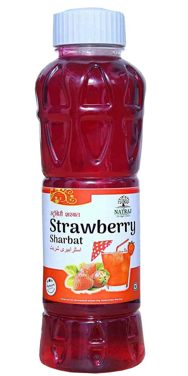 Natraj The Right Choice Strawberry Sharbat Syrup - 750 ml - JioMart
