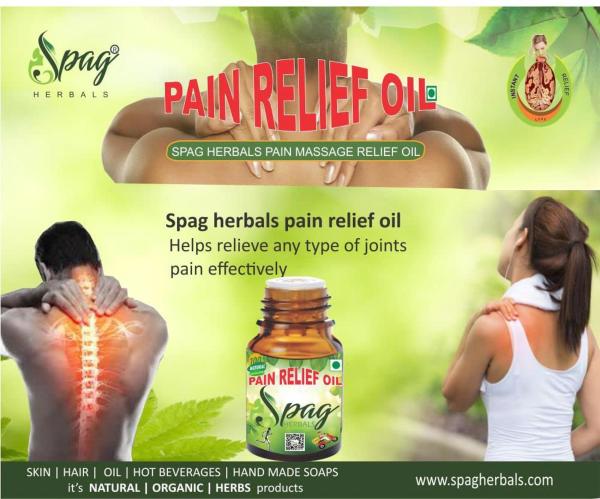 Spag Herbals Pain Relief Oil For Body, Fit Stiffness, Healthy Muscles ...