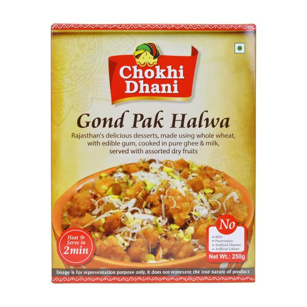 Chokhi Dhani Foods Ready To Eat Gond Pak Halwa 250 gm - JioMart