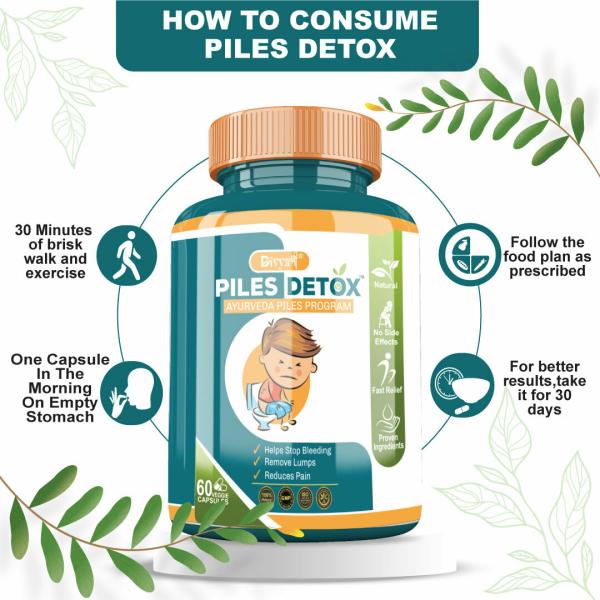 Piles Detox Capsule Piles | Pain Relief | Shrinks Piles Masses ...