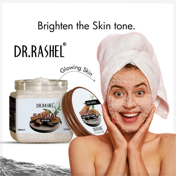 DR.RASHEL Sandal Scrub For Face & Body, Anti-Viral Scrub for Glowing ...