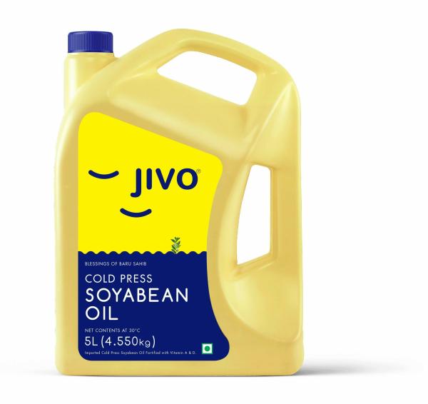 JIVO Cold Press Soyabean Oil 5L + 1L Extra - Light Olive Oil - JioMart