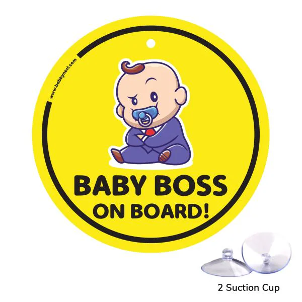 BABBY NEST BABY CAR SAFETY SIGN BOARD FOR BABY (COMBO PACK) - JioMart