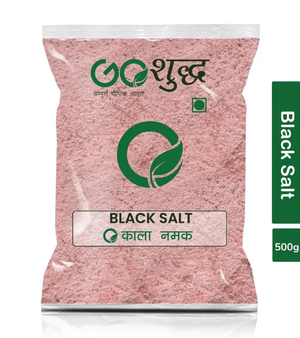 Goshudh Best Quality Black Salt-500gm (Pack Of 1) Kala Namak (500 g ...