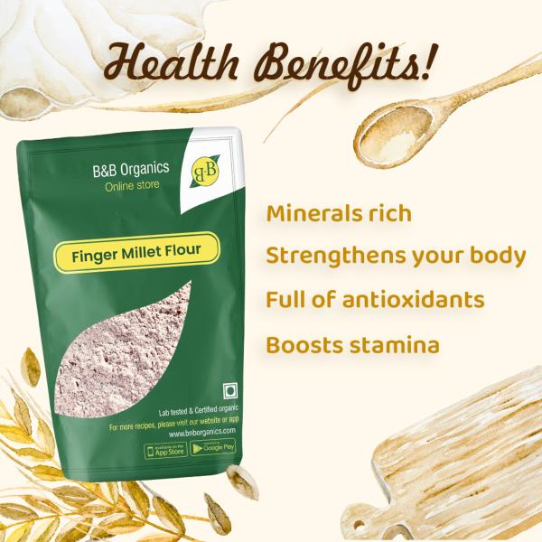 B&B Organics Finger Millet Flour / Ragi Maavu / Nachni Atta ( More ...