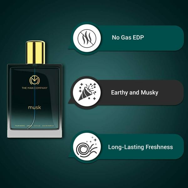 The Man Company Musk Perfume for Men | Premium Long Lasting Fragrance ...