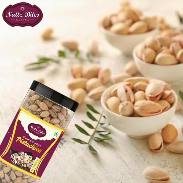 Nuttz Bites Peri Peri Masala Cashew Nut & Roasted Pistachios Combo 500 ...