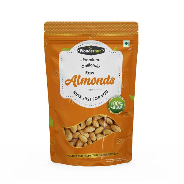 Wondernut Premium Healthy Almonds 500gm Pack - JioMart