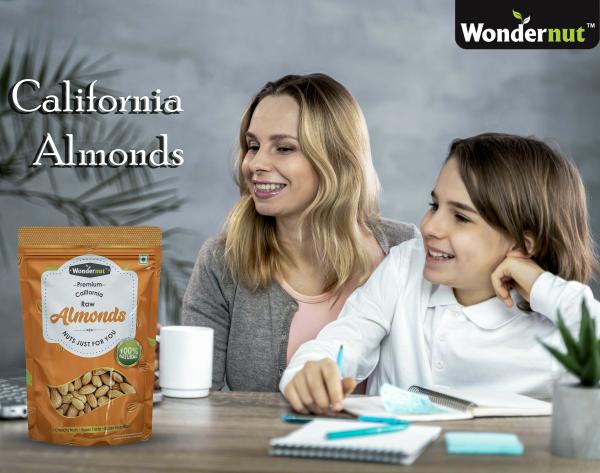Wondernut Premium Healthy Almonds 500gm Pack - JioMart
