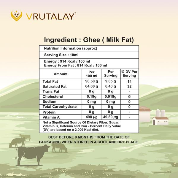 Vrutalay Buffalo Ghee 5 Litter - E | Baffelo Ghee | Buffalo Desi Ghee ...