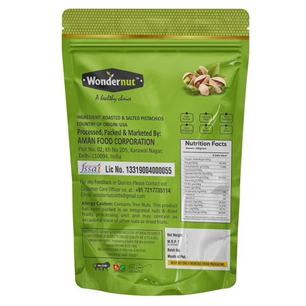 Wondernut Premium Healthy Pistachios 1kg Pack - JioMart