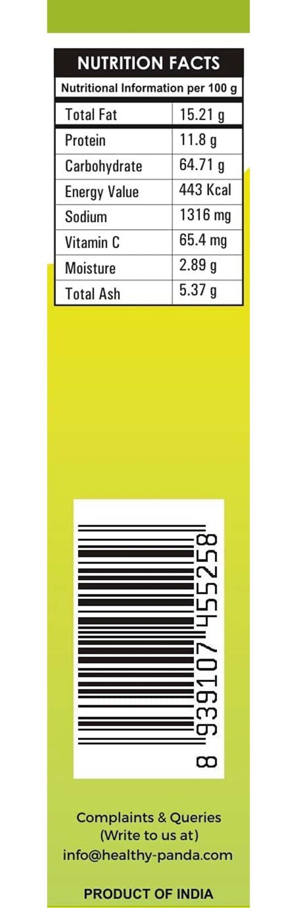 Healthy Panda Amla Chutney Powder - 400 g (Pack of 4) - JioMart