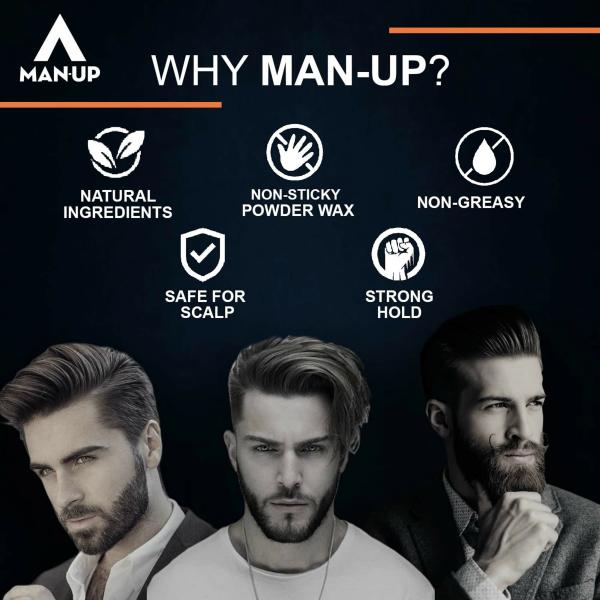 Man-Up Hair Volumizing Powder Wax for Men - JioMart
