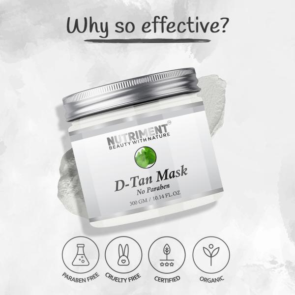 Nutriment De Tan Mask, 300gm - JioMart