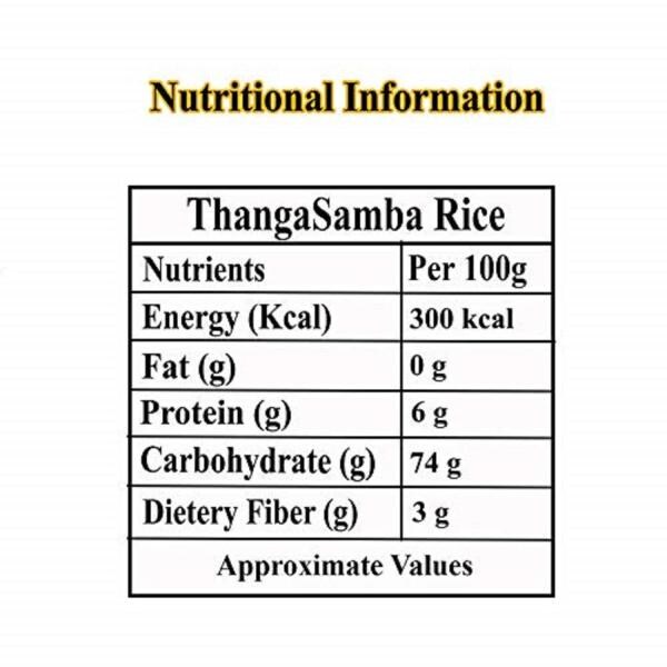 Thanjai Organics Thanga Samba Rice 3 KG| Traditional Rice Variety ...