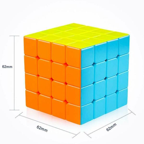 Enorme Smooth High Speed 4x4x4 Stickerless High Stability Magic Puzzle Cube - JioMart