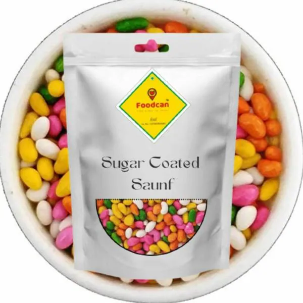 Foodcan Sugar Coated Saunf, Colourful Tini Mini Sounf, Mouth Freshener ...