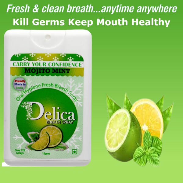 Delica Instant Mouth And Breath Freshner Spray For Bad Breath |Instant ...