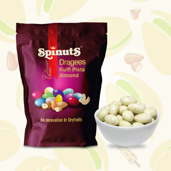 Spinuts Kulfi Pista Almond Dragees - 250 g - JioMart