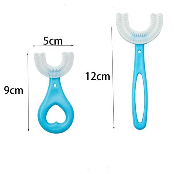 Anemoi Kids Silicone Children Infant Toothbrush 360 Degree U-Shaped For ...