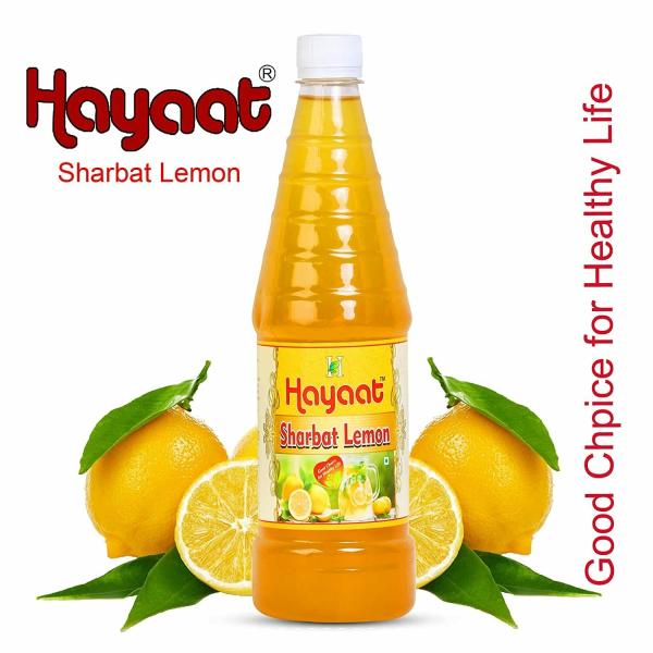 Hayaat Sharbat Lemon Flavour - 750 ml - JioMart