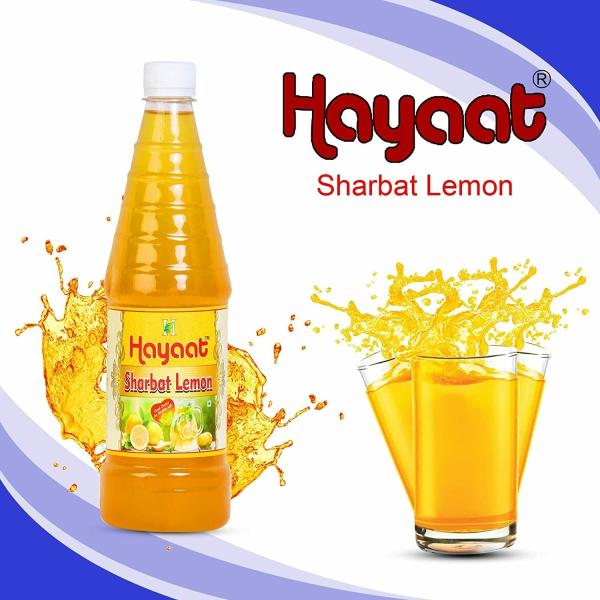 Hayaat Sharbat Lemon Flavour - 750 ml - JioMart