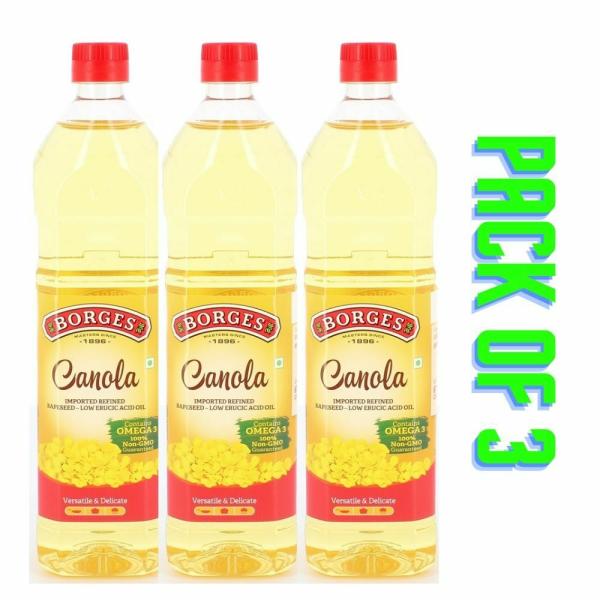 Borges Canola Oil 1L (Pack of 3) - JioMart