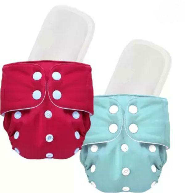 Softlia Reusable Cloth Button Diaper Pants Adjustable Cloth Diapers for ...