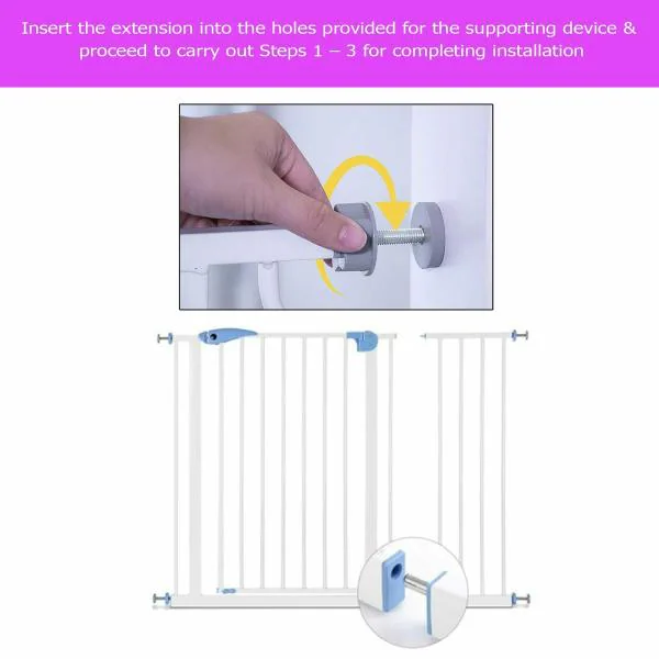 Safe-o-kid 45Cm Safety Gate Extension/Barricade Baby Safety Metal ...