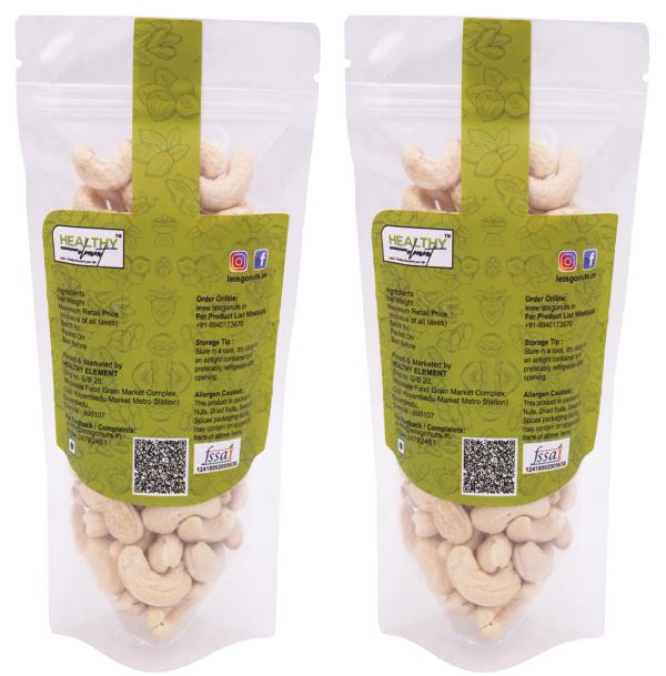 Let's Gonuts Cashews Whole 150g x 2 | Akka Kaju Nuts Dry Fruits - JioMart