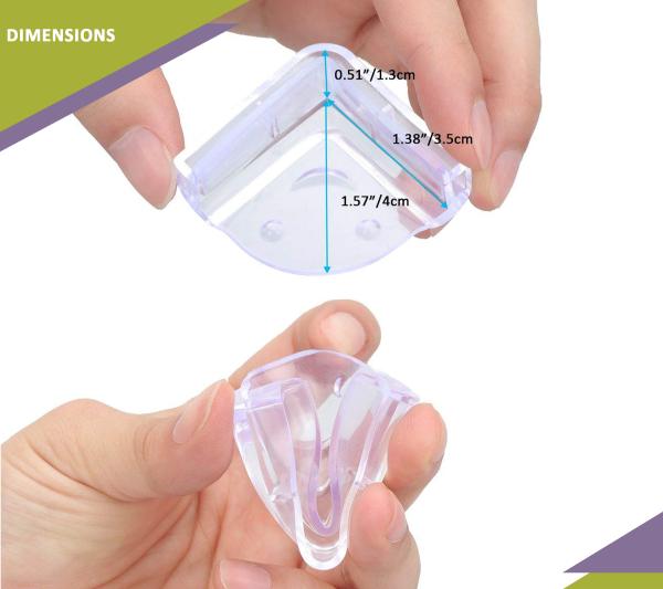 Safe-o-kid Head Injury Safety - Smiley Shaped, Compact Corner Safety ...